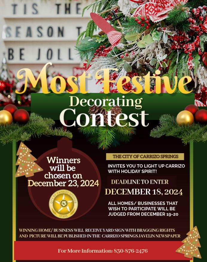 Christmas Decorating Contest | Carrizo Springs, Texas